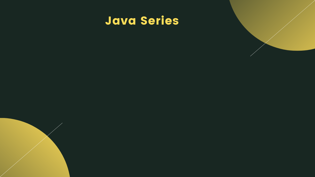 Java Fundamentals - Rahul Shetty Academy Blog