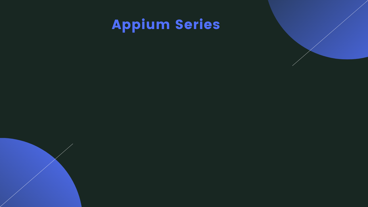 Appium - Rahul Shetty Academy Blog