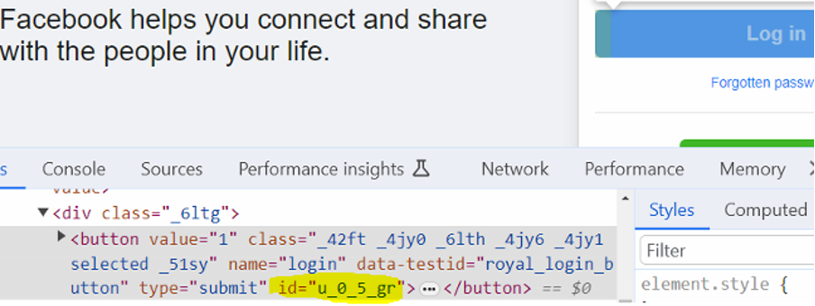 Identify elements using Xpath - Rahul Shetty Academy Blog