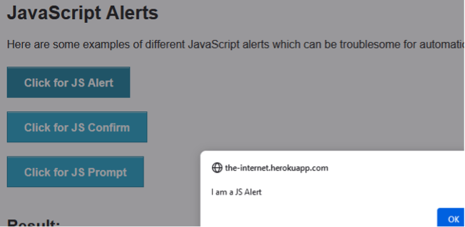 Java alert popups and prompt - Rahul Shetty Academy Blog