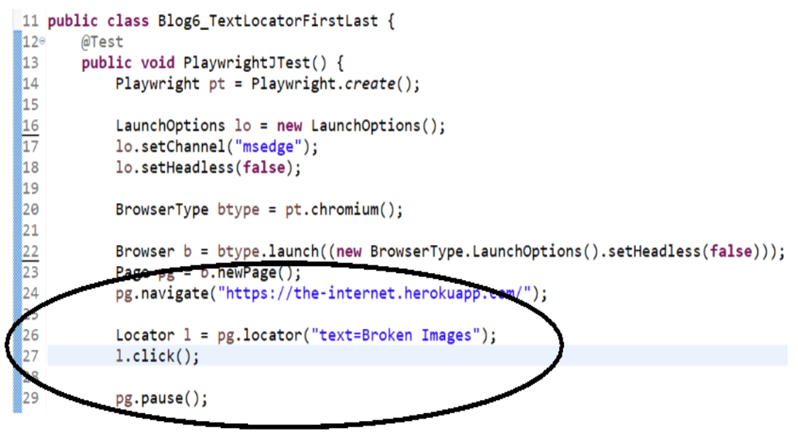 Playwright-Java’s ‘text’ locator and usage of first() and last() method ...