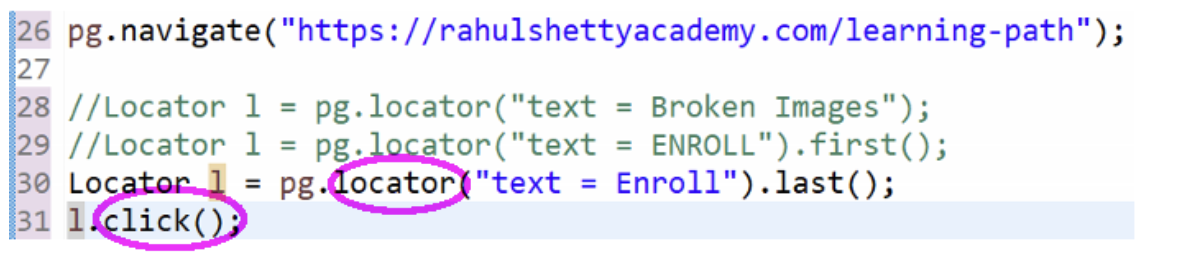 Utilize the hover and click command in Playwright Java - Rahul Shetty ...
