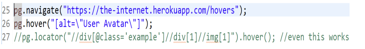 Utilize the hover and click command in Playwright Java - Rahul Shetty ...
