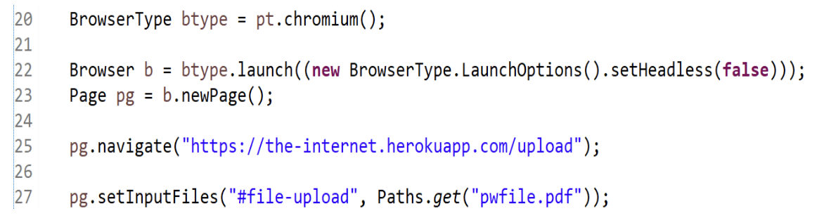 Upload file using Playwright Java - Rahul Shetty Academy Blog