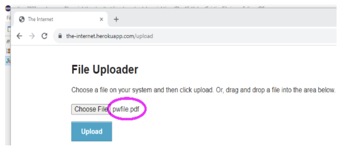 Upload file using Playwright Java - Rahul Shetty Academy Blog