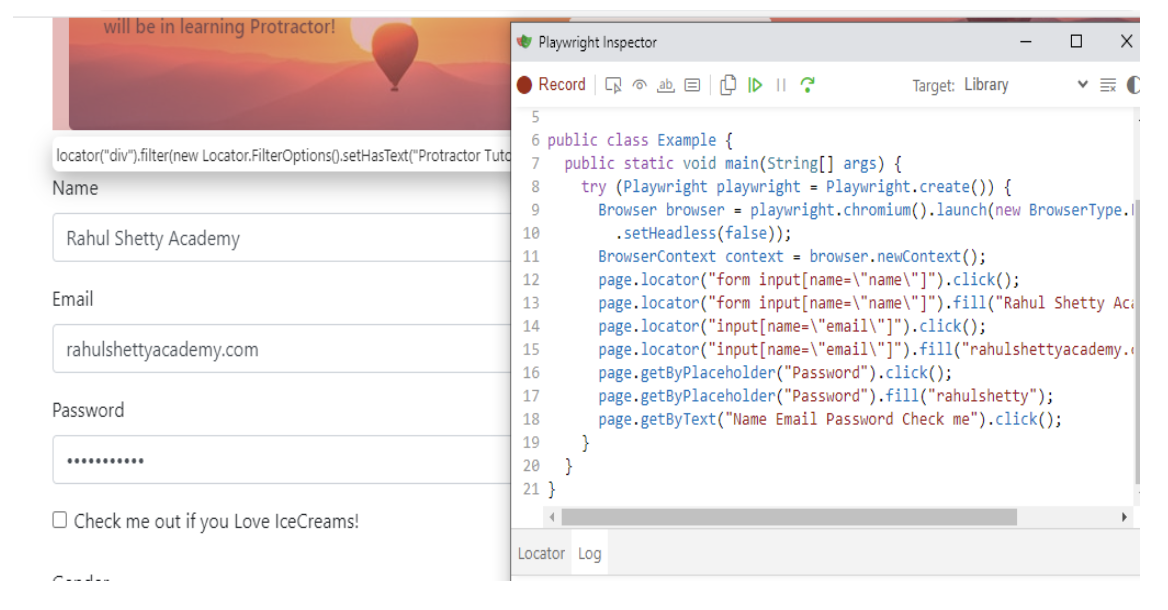 ‘Trace Viewer’ tool and ‘Recording’ using Inspector in Playwright-Java ...