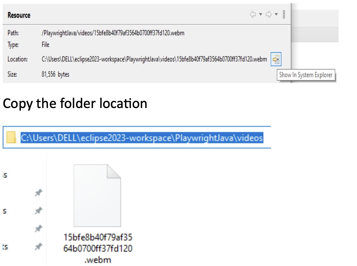 Take Screenshot and capture video using Playwright Java - Rahul Shetty ...