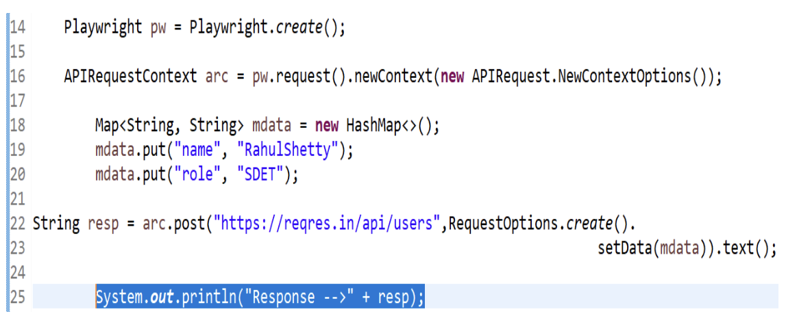 Create and validate POST request using Playwright Java - Rahul Shetty ...