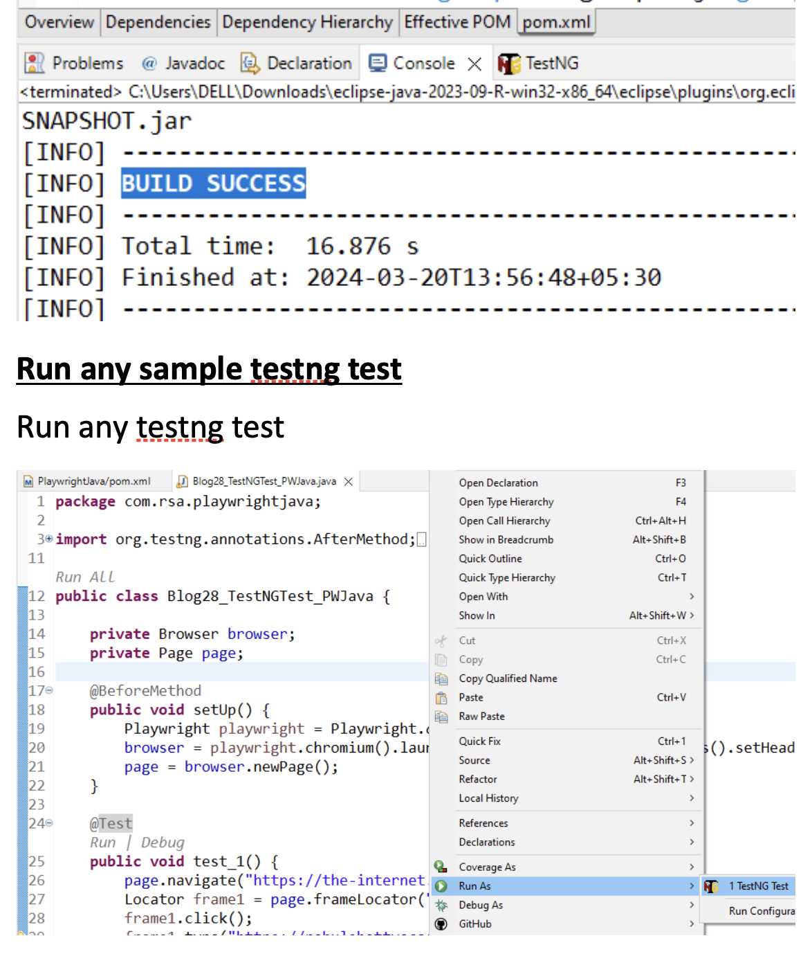 Allure Report generation using Playwright Java - Rahul Shetty Academy Blog