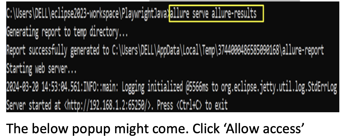 Allure Report generation using Playwright Java - Rahul Shetty Academy Blog