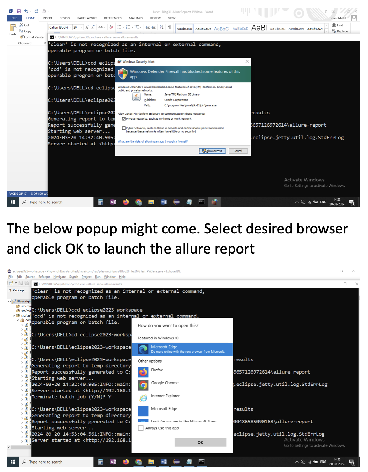 Allure Report generation using Playwright Java - Rahul Shetty Academy Blog