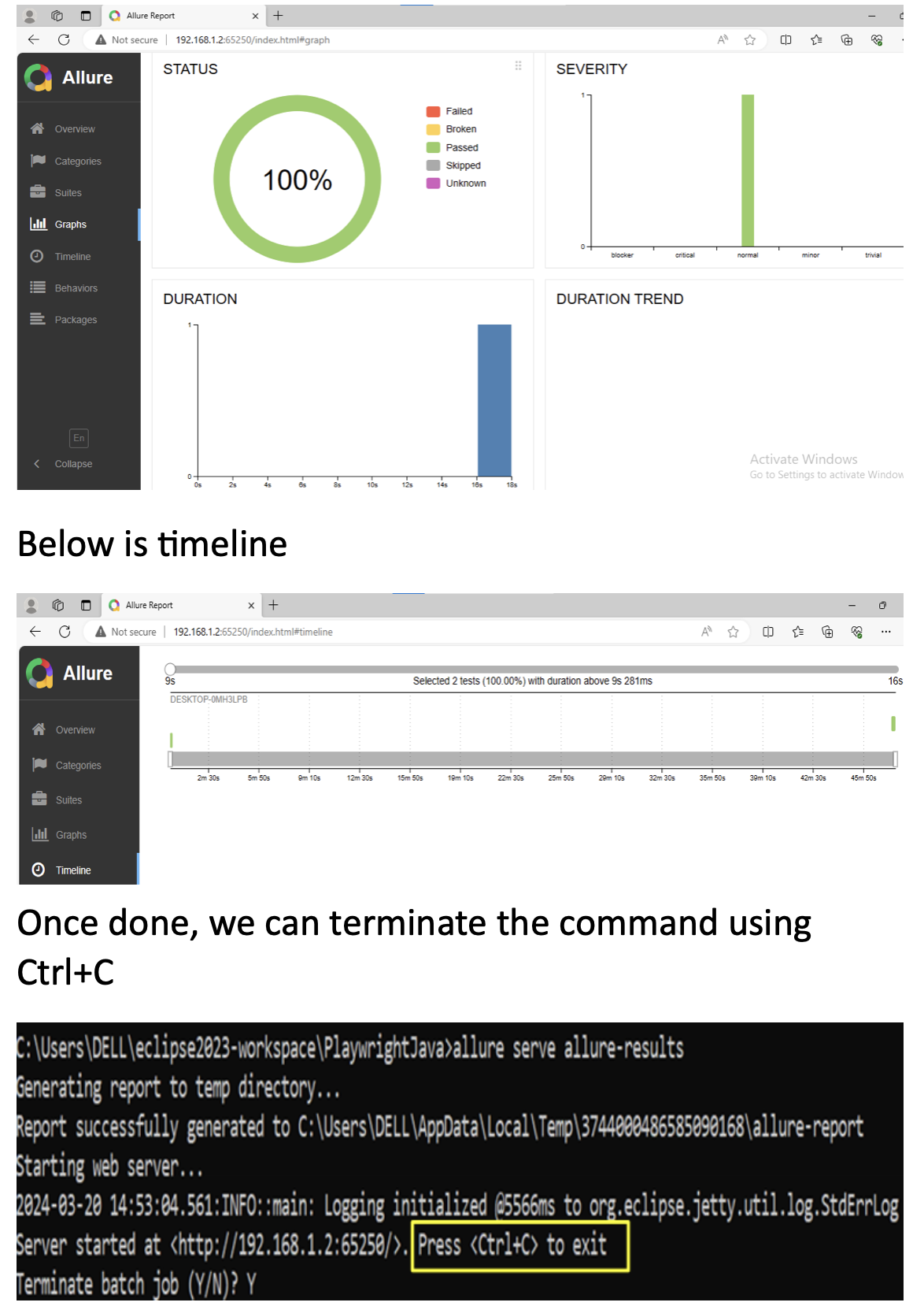 Allure Report generation using Playwright Java - Rahul Shetty Academy Blog