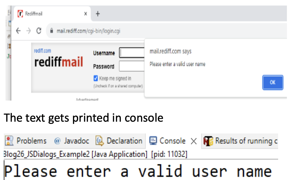 Javascript dialogs handling using Playwright Java - Rahul Shetty ...