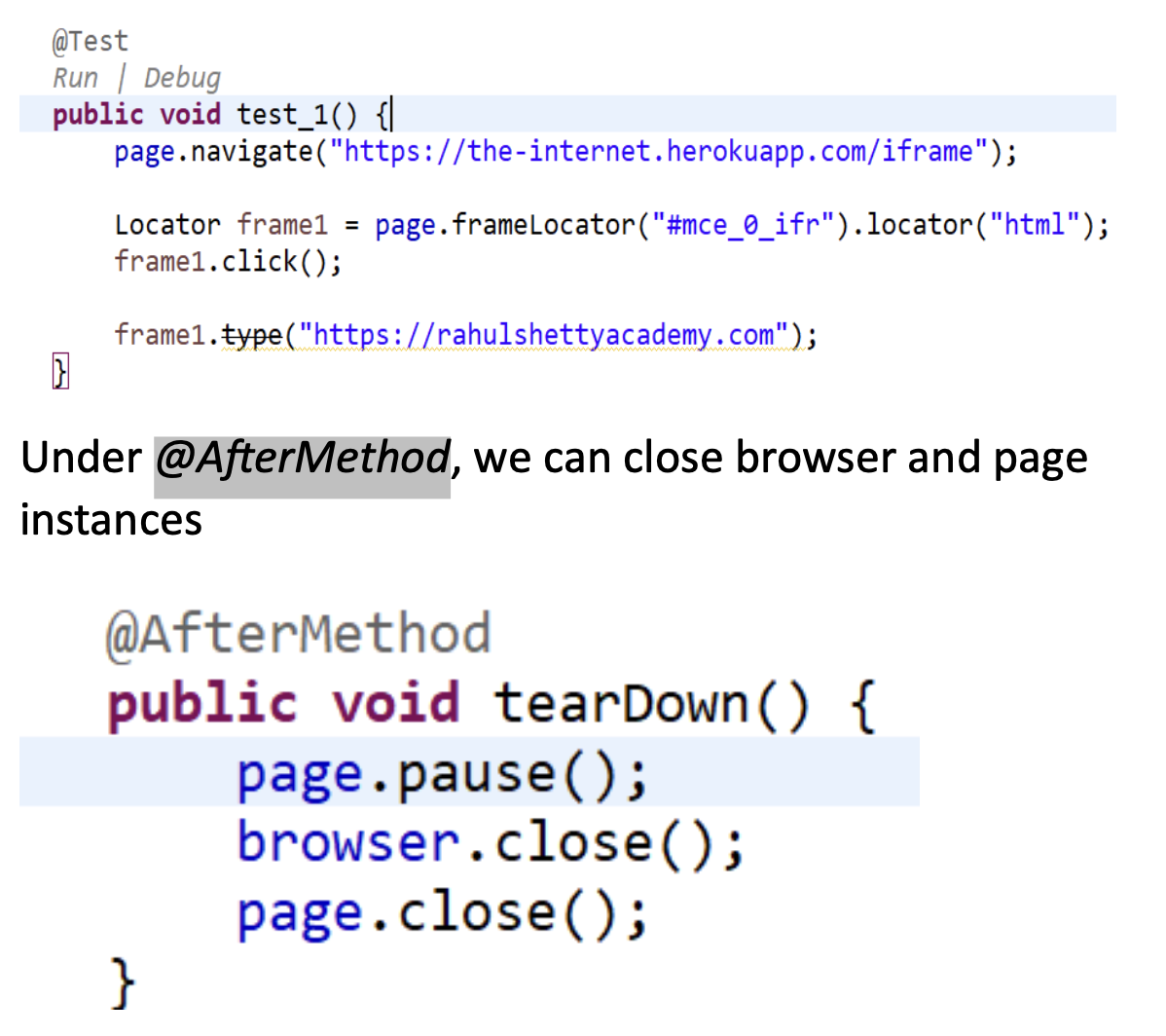 Create TestNg Test using Playwright Java - Rahul Shetty Academy Blog