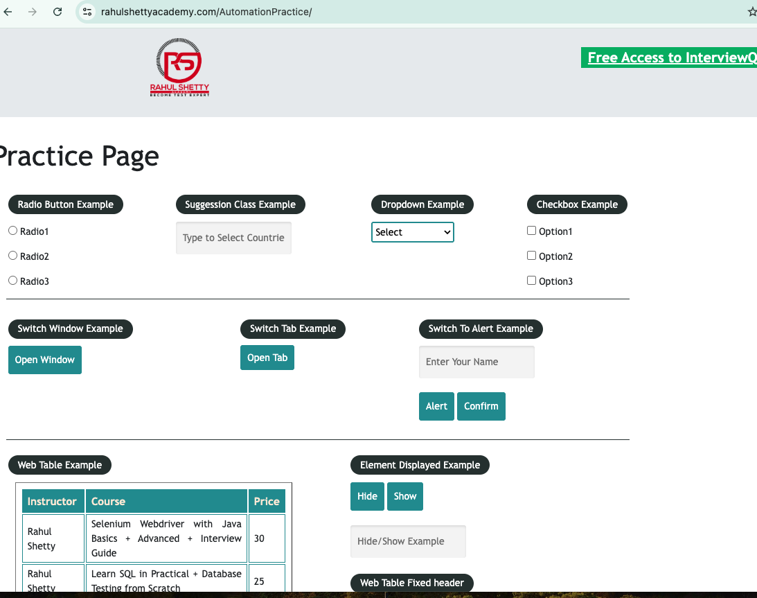 Rahul Shetty Academy | QA Automation, Playwright, AI Testing & QA ...